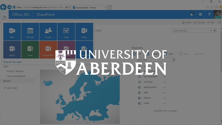 SharePoint | University Systems and Software | Toolkit | The University of Aberdeen
